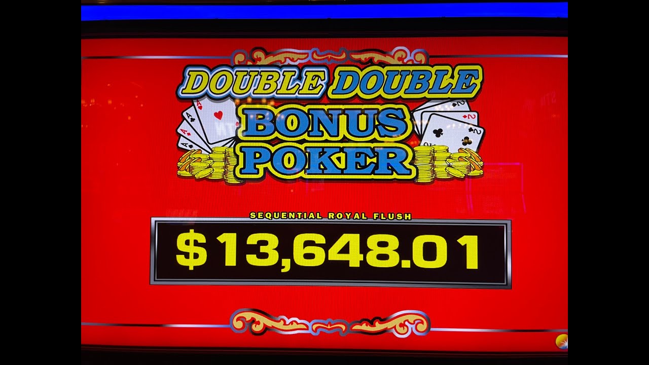 Video Poker: Double Double Bonus Poker Sequential Royal Session - YouTube