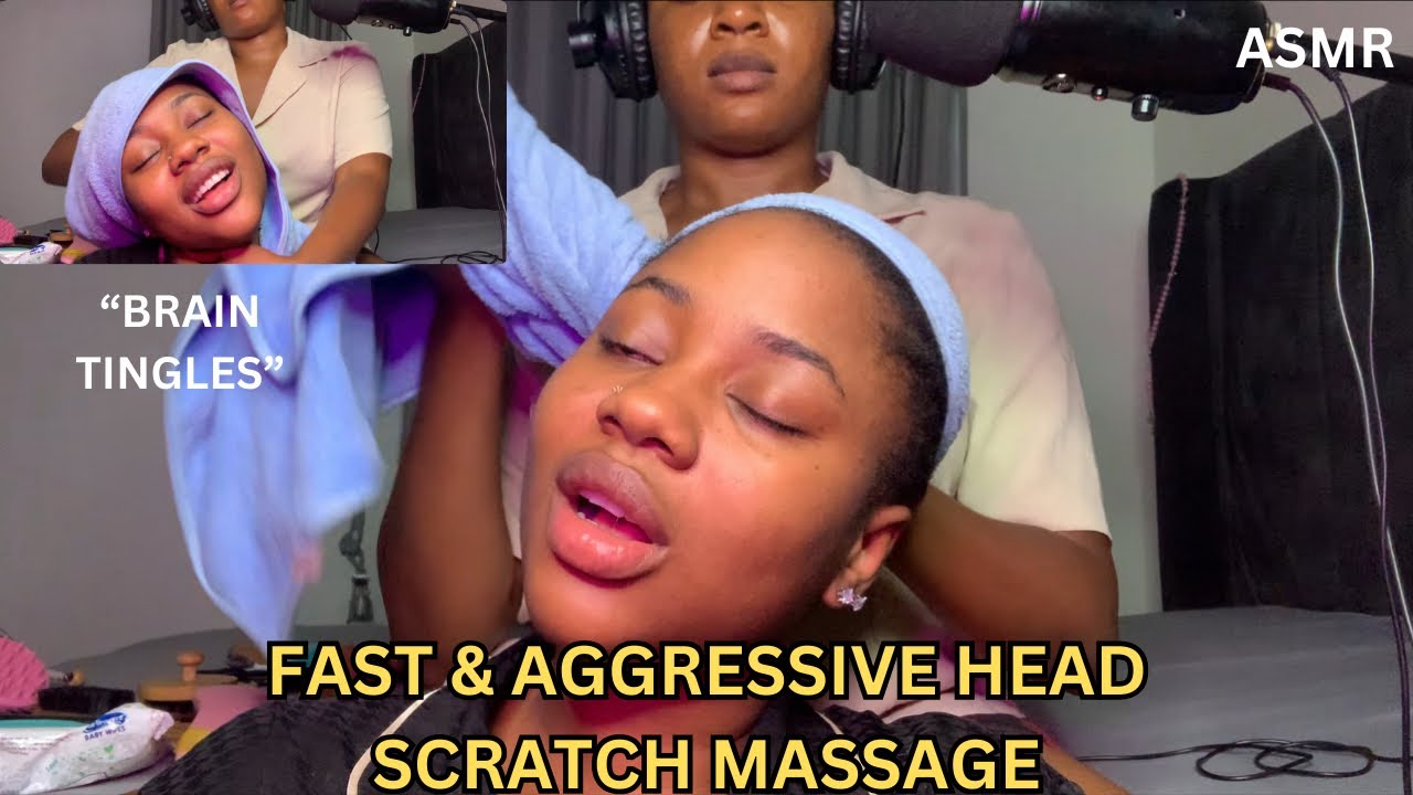 ASMR FAST & AGGRESSIVE HEAD SCRATCH MASSAGE / FOR THOSE WHO NEED DEEP ...