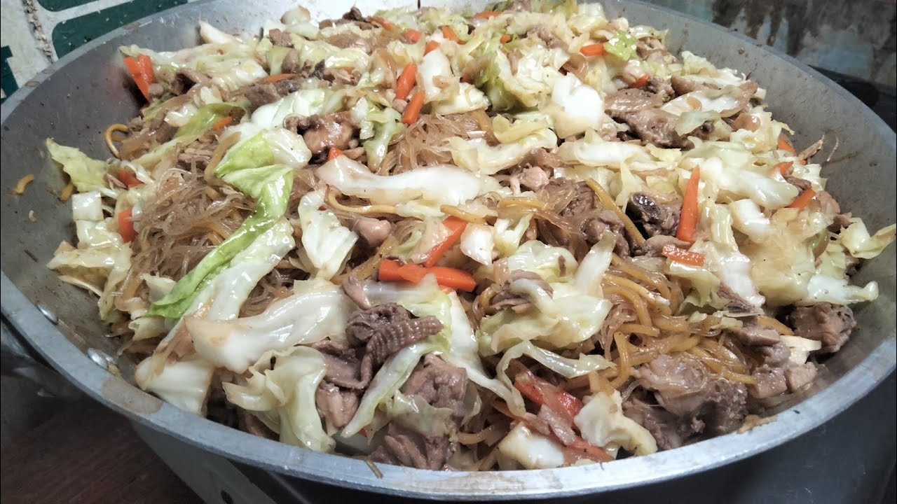 Pansit the best ang sarap easy recipe matagal mapanis #cooking #food ...