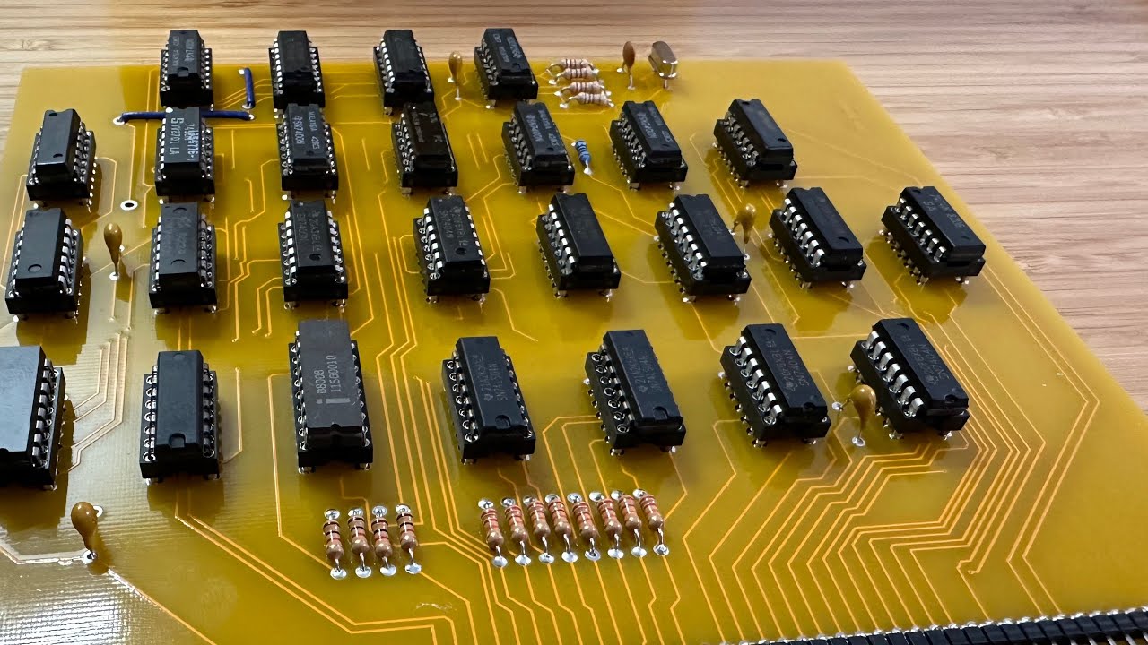 Mark-8 Minicomputer Build - CPU Board - YouTube