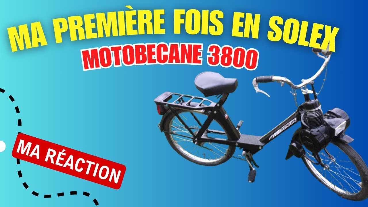 MA PREMIERE FOIS EN SOLEX ( 3800 MOTOBECANE) - YouTube