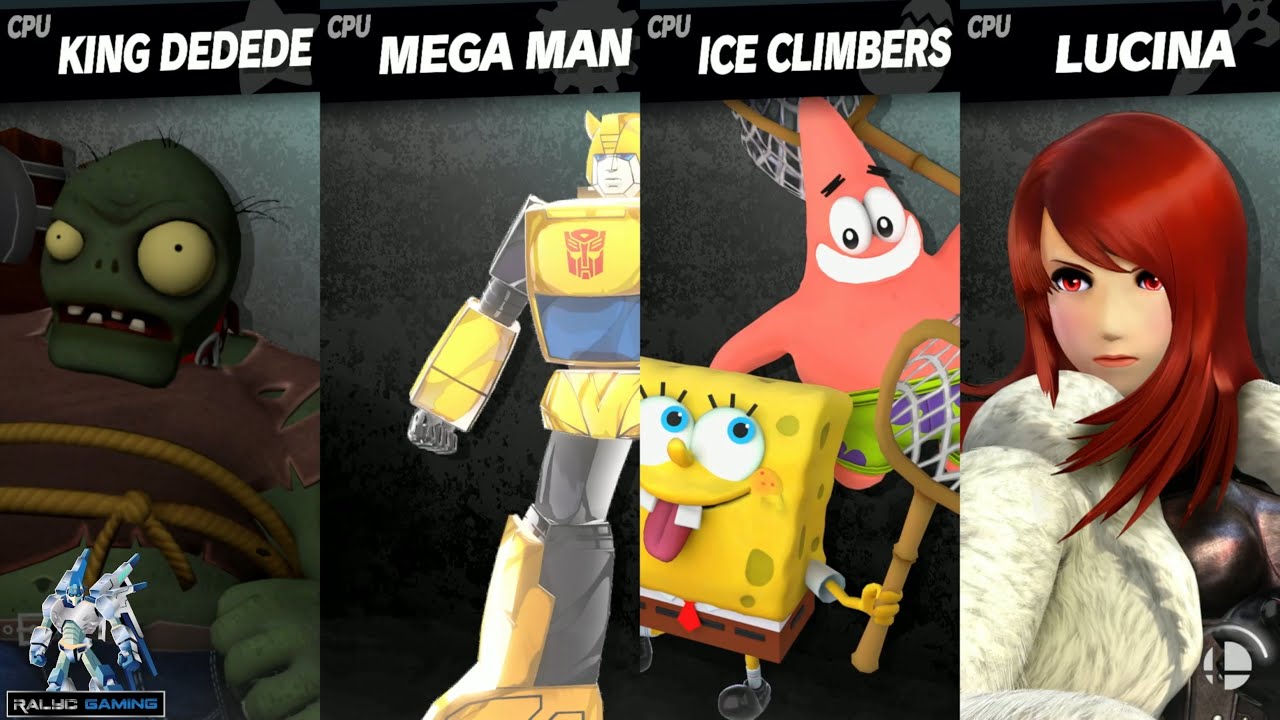 Gargantuar vs Bumblebee vs SpongeBob & Patrick vs Mitsuru Lucina - YouTube