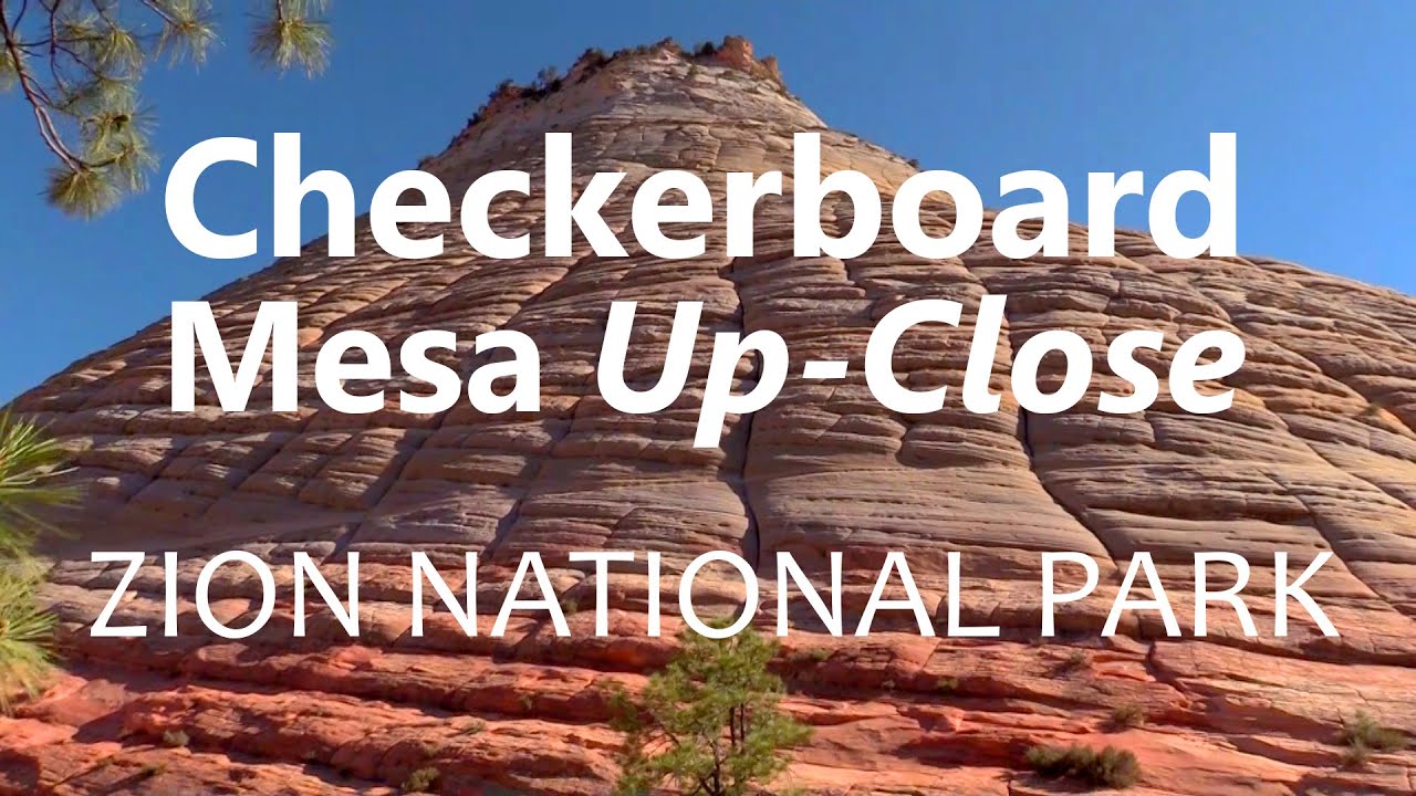 Checkerboard Mesa Up-Close - Zion National Park - HD July 2016 - YouTube