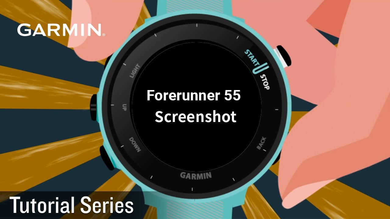 Tutorial - Forerunner 55- Screenshot Feature - YouTube