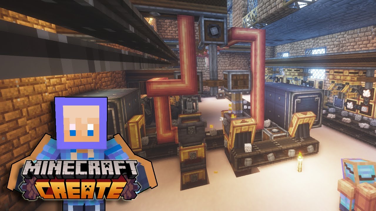 Building a Tuff Factory in Create Mod World Was a GAME CHANGER - YouTube