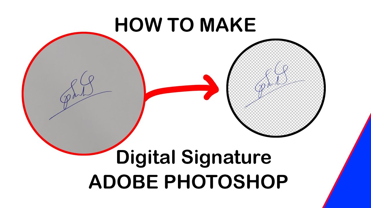 How to make your sign with digital Adobe Photoshop | Adobe Photoshop ...