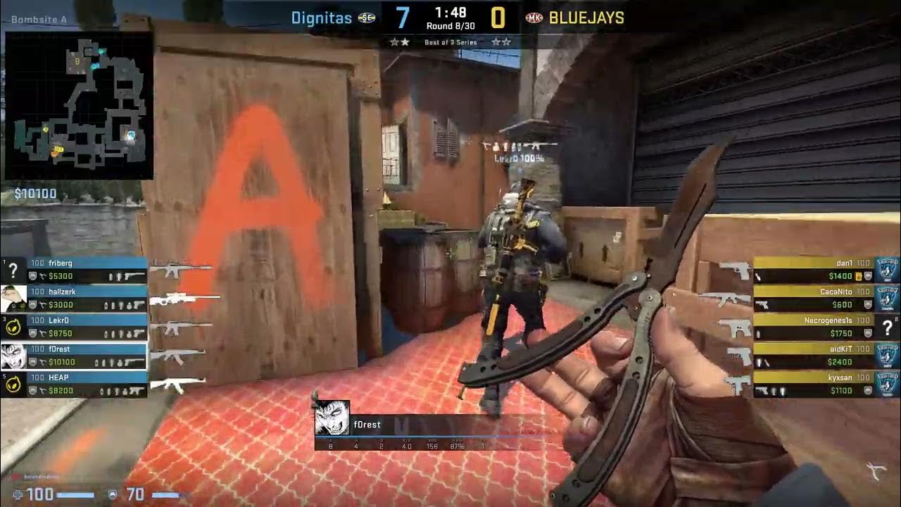 CS:GO POV Demo Dignitas f0rest (21/13) vs BLUEJAYS (de_inferno) @ Pinnacle Cup III - YouTube