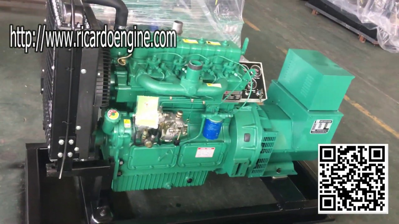 30kva Ricardo Diesel Generator Set - YouTube