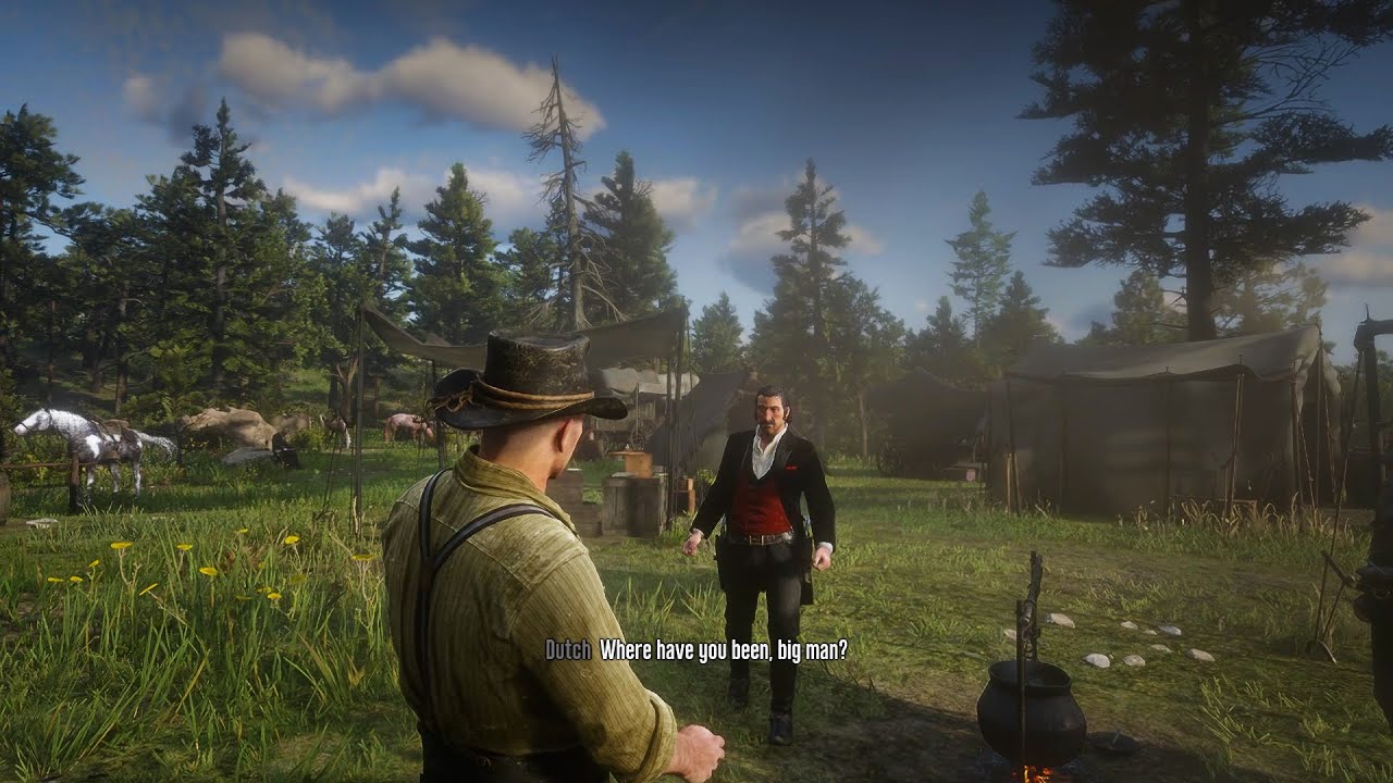 What Happens When You Return To Camp For The First Time? | RDR2 - YouTube