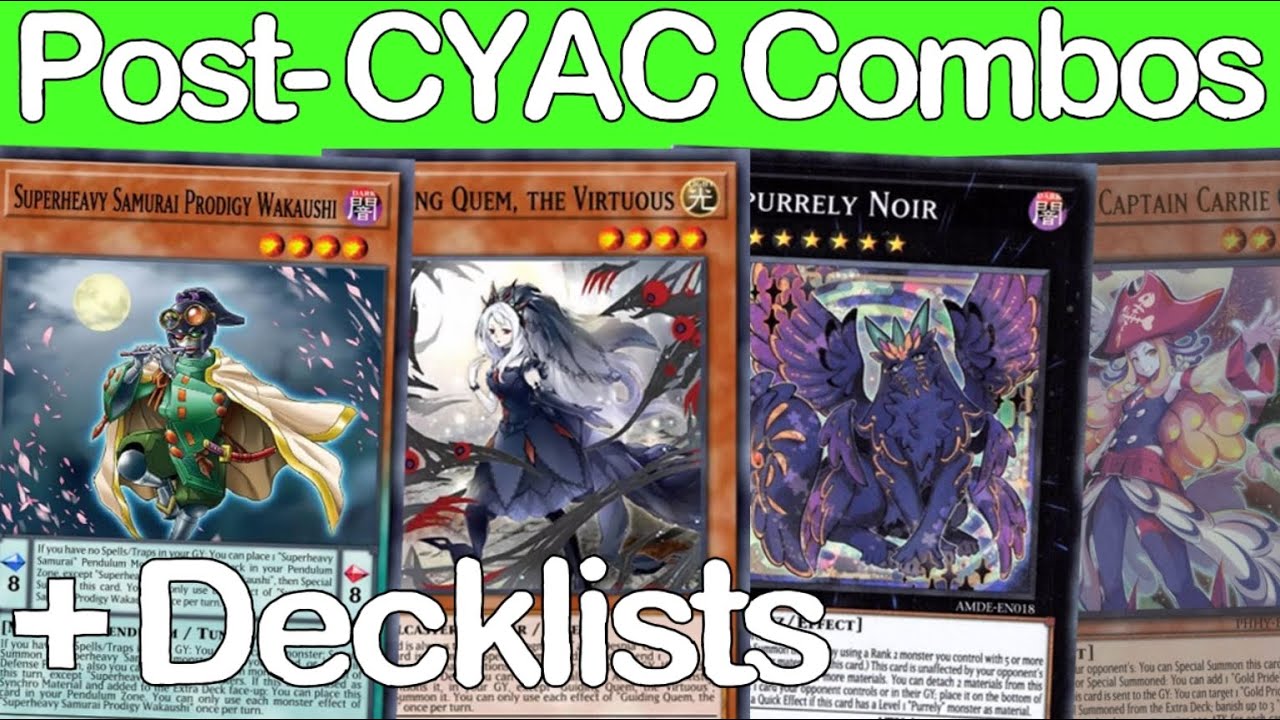 Post CYAC Meta Deck Combos + Decklists | Yu-Gi-Oh! TCG - YouTube