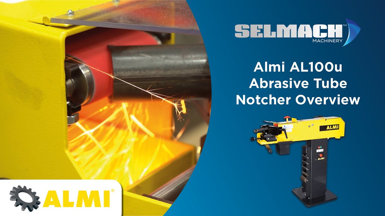 Almi AL100U-01 Abrasive Tube Notcher Overview - YouTube