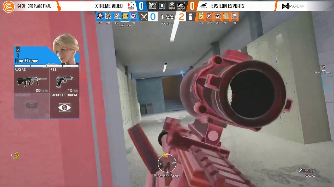 CCS R6 (PC) - Season 4 - EU - XTreme Video Esport vs. Epsilon Esports ...