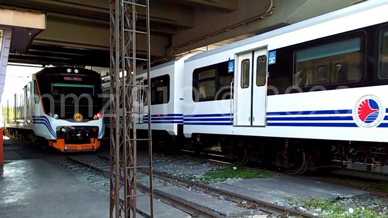 PNR PT INKA DHMU 8100 Series 4 Car Trainsets First Day in Metro South ...
