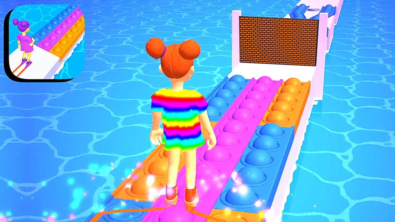 Pop it Roller - All Levels Gameplay Android,ios (Levels 98-101) - YouTube