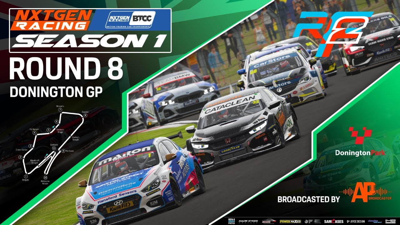 RF2 NXTGEN BTCC SERIES - SEASON 1 | ROUND 8 | DONNY GP - YouTube