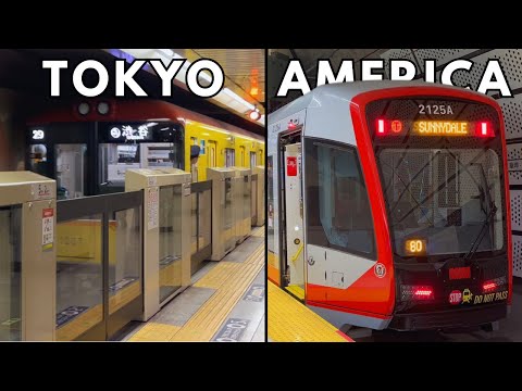 Tokyo Metro vs San Francisco Metro Trains