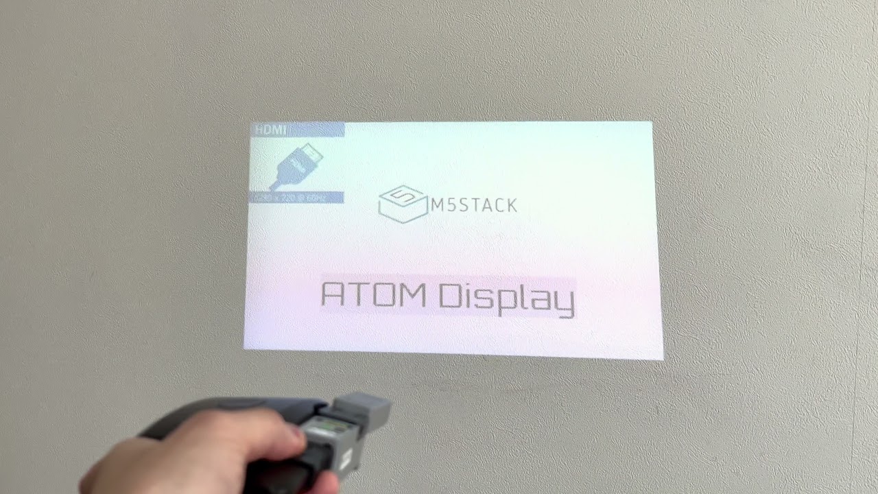 ATOM DisplayをImage Pointerにつなぐ - YouTube