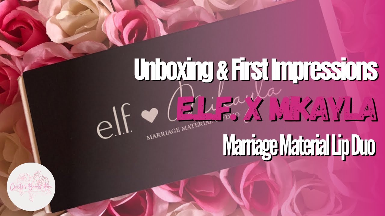 Unboxing and First Impressions E.L.F. Cosmetics X Mikayla Marriage ...
