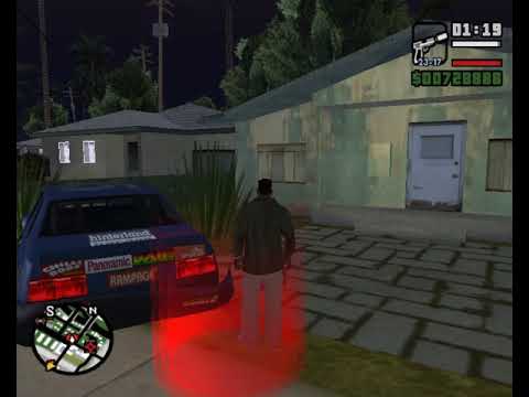 Cj kiss his girlfriend.Gta sa.gameplay #29 - YouTube