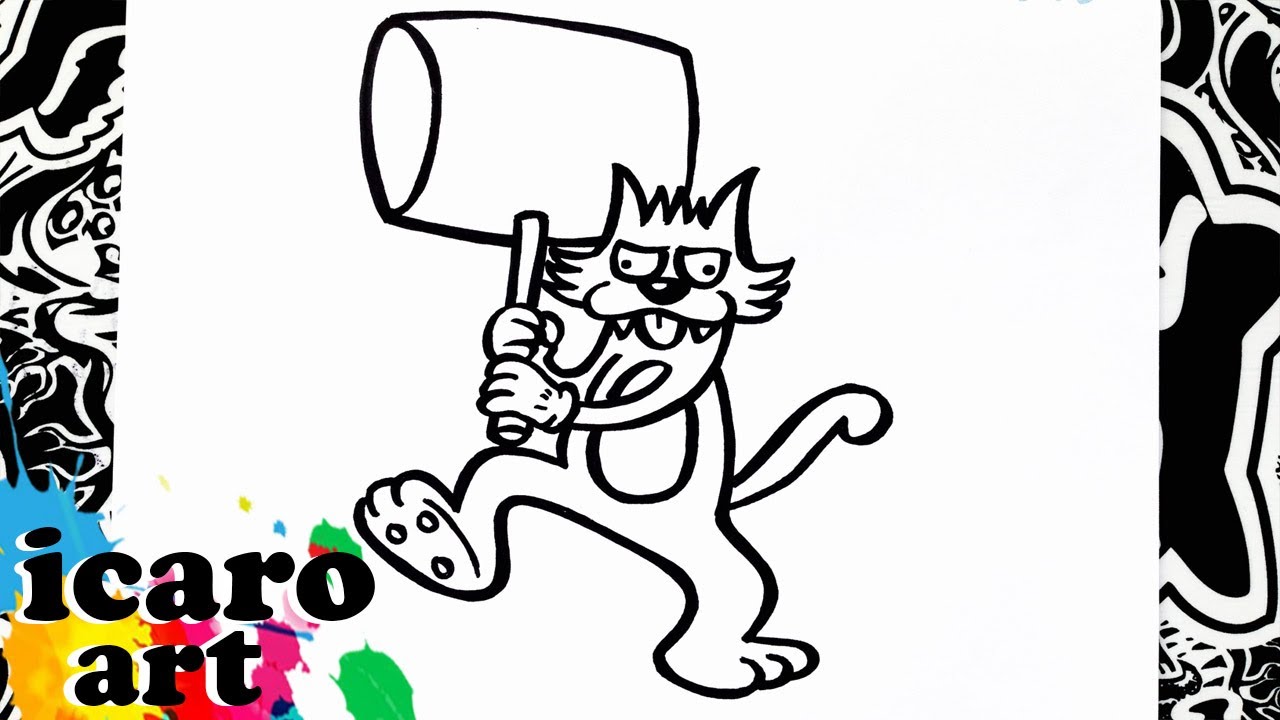 como dibujar a tomy y daly | how to draw tomy | los simpson - YouTube