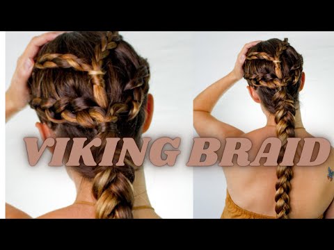 Viking Hairstyle! #vikinghairstyle #longhair #braids