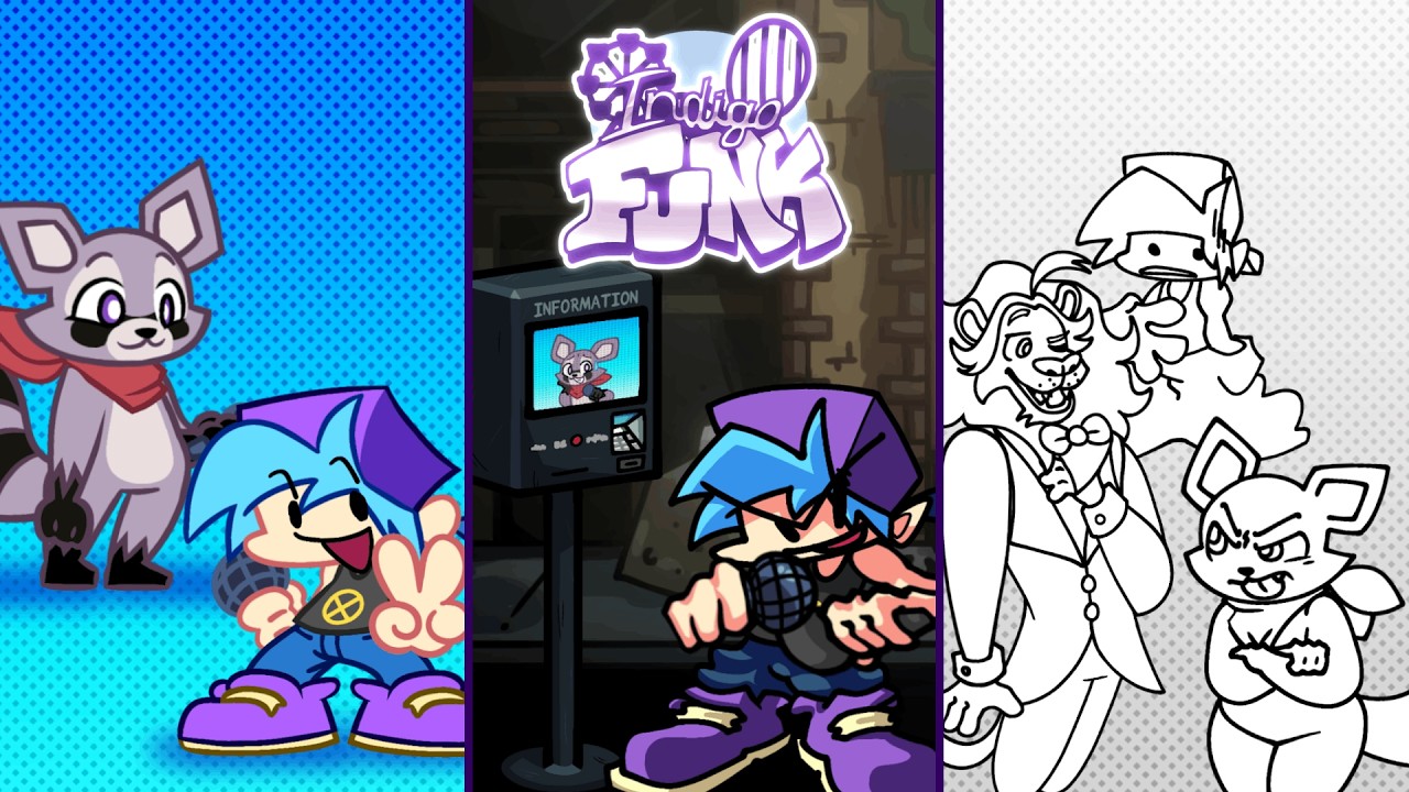 FNF: Vs Indigo Park // Indigo Funk // Vs Rambley Raccoon Friday Night ...