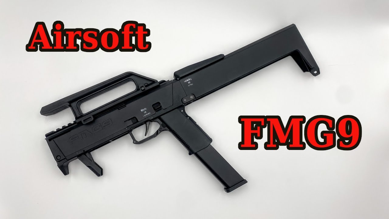 NEW Aegis FMG9 Airsoft Kit Overview - let your videogame dreams come true - YouTube