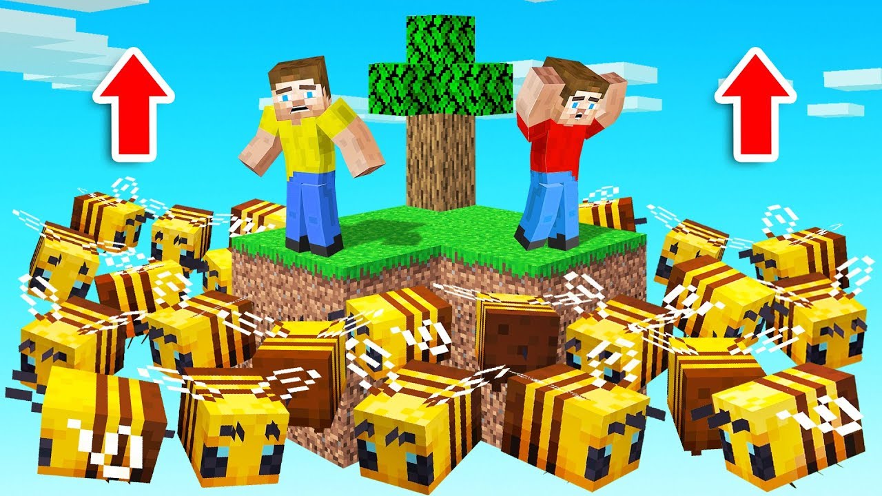 Minecraft SKYBLOCK But BEES RISE! - YouTube