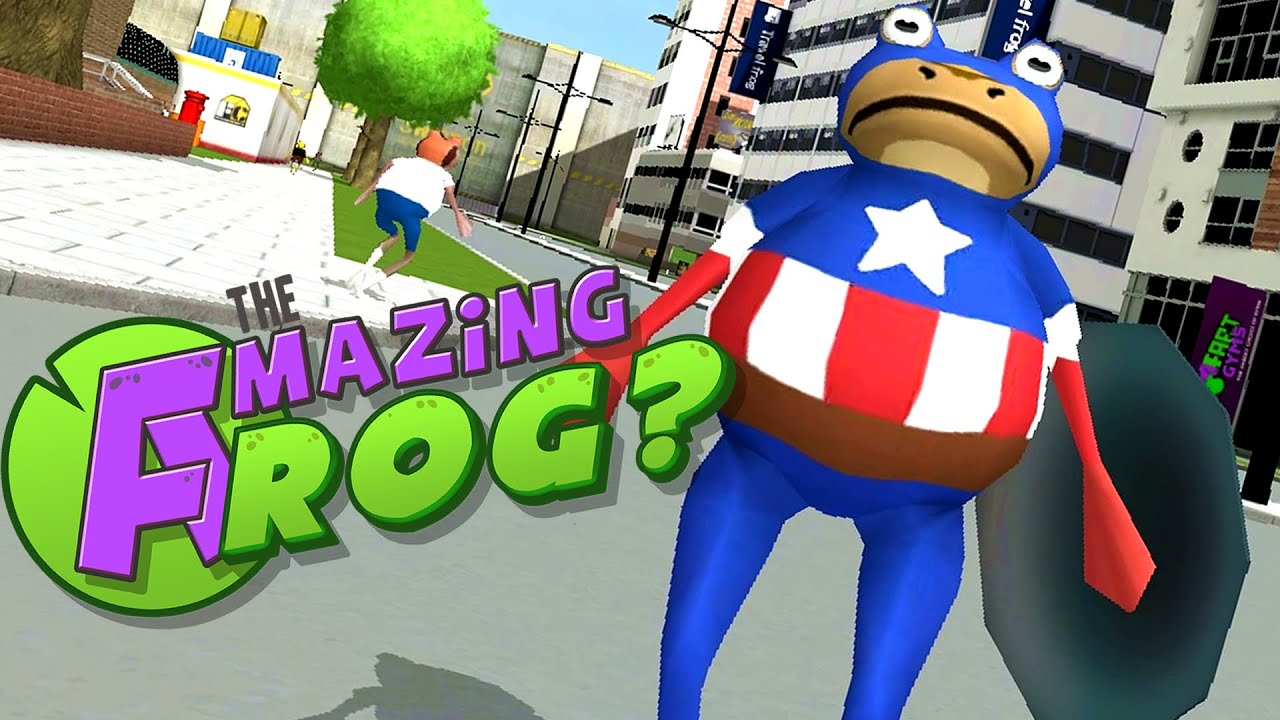 I AM CAPTAIN FROGMERICA! - The Amazing Frog #3 - YouTube