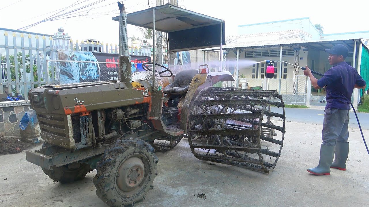 A cute little farm machine that gets dirty, see how we transform it ...