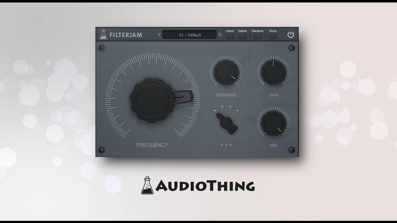 AudioThing Filterjam - Free Plugin (VST, AU, AAX) - Demo by 2probeats - YouTube