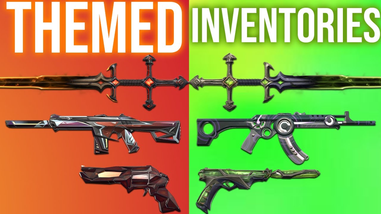 VALORANT - Best GREEN vs. ORANGE Inventories - YouTube