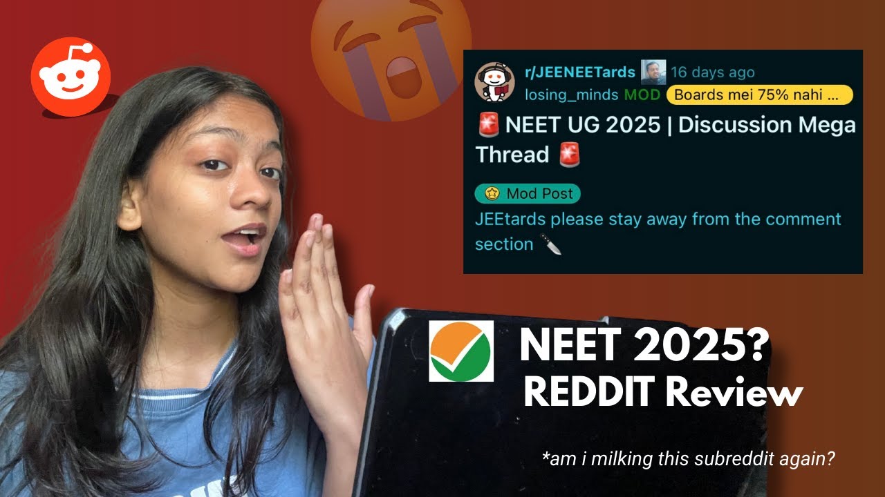 reacting to NEET2025 memes on r/JEENEETards - YouTube