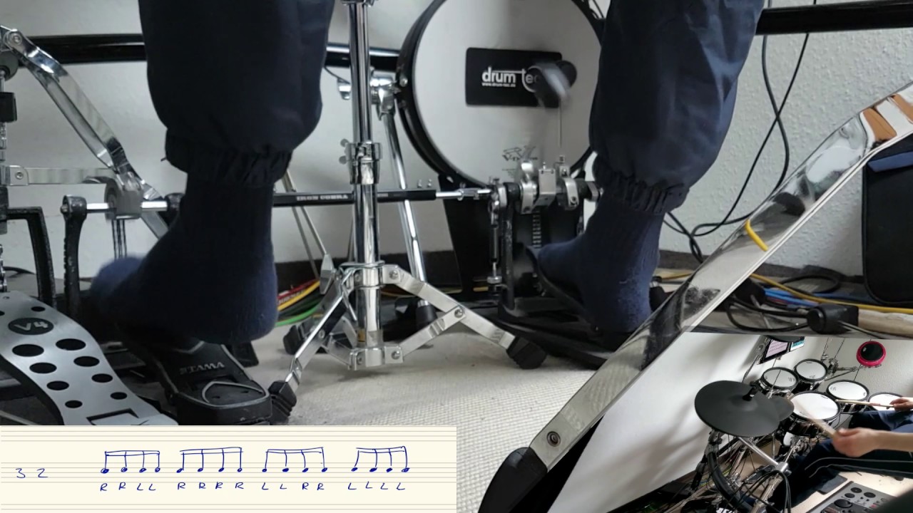 Stick Control Page 6 Double Bass week 2 day 5 - YouTube