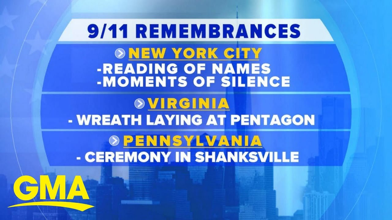Anniversary of 9/11 terror attacks in US | GMA - YouTube