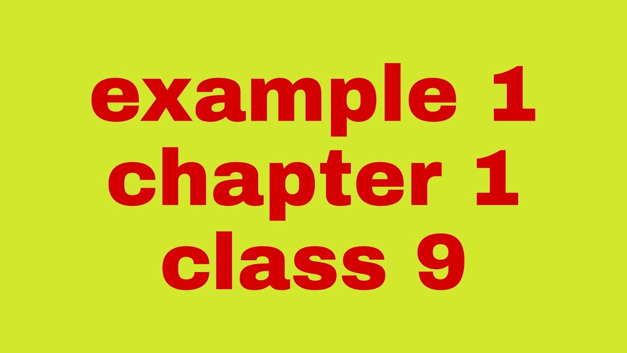Class 9 Chapter 1 Example 1 Maths CBSE YouTube class-9-chapter-1-example-1-maths-cbse-youtube