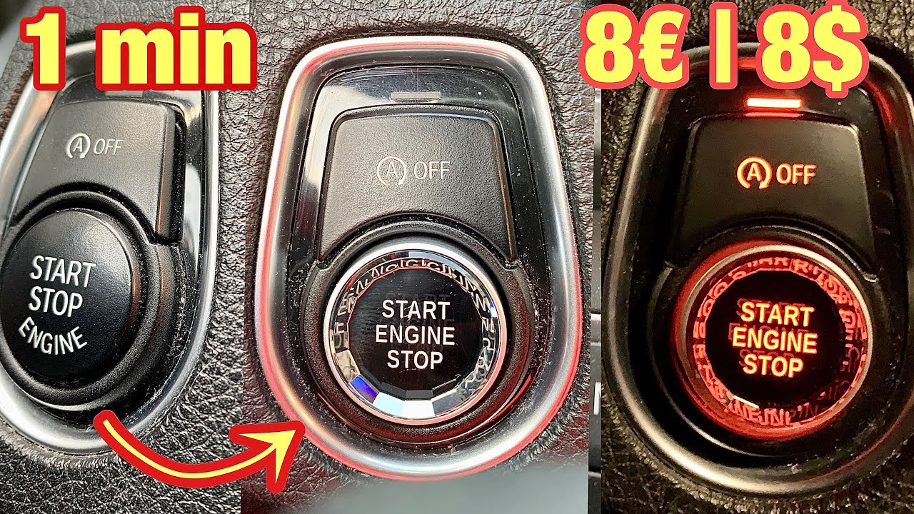 How do BMW Startknopf wechseln Diamant F20, F21, F22, F30, F31, F33 ...
