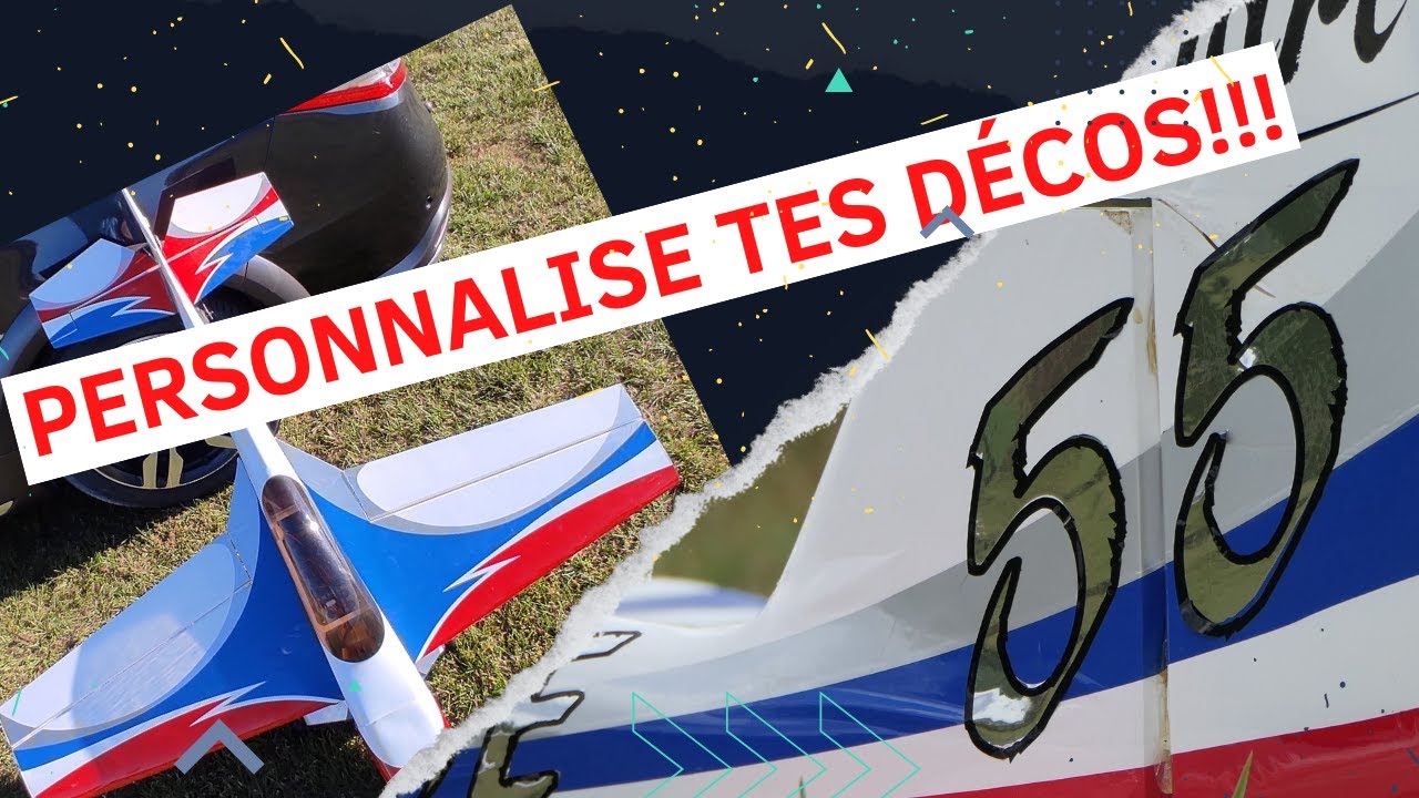 Comment decorer un avion rc ? - YouTube