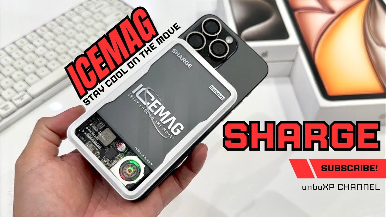 Unboxing Power Banks SHARGE IceMag - The First Cooling Fan Technology ...