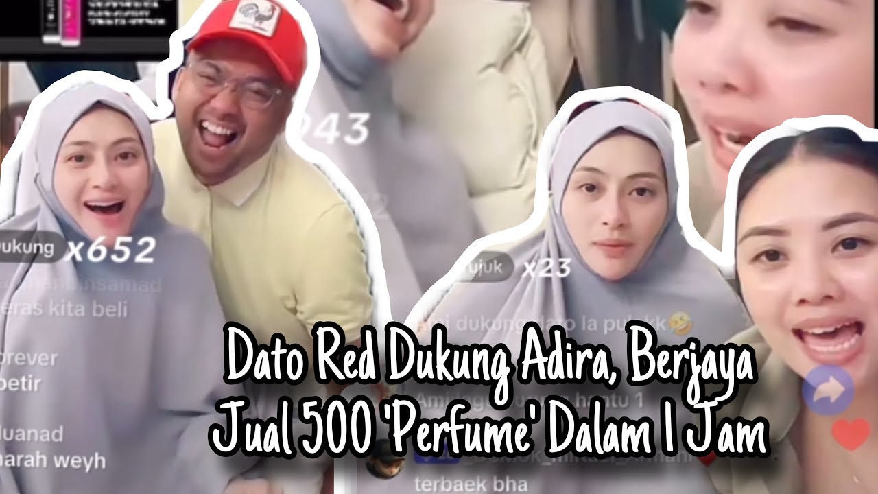 Dato Red Dukung Adira, Berjaya Jual 500 'Perfume' Dalam 1 Jam - YouTube