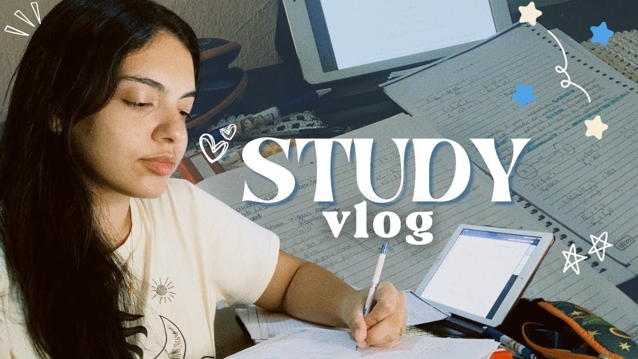 STUDY VLOG | Estude comigo para uma prova🤓📚 - YouTube