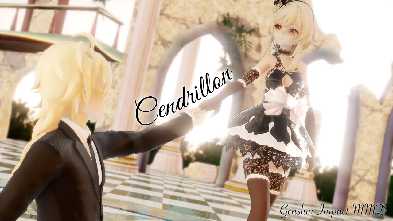 【MMD/Genshin Impact】 Cendrillon (サンドリヨン) Eng Sub - 4K 60FPS - Aether ...