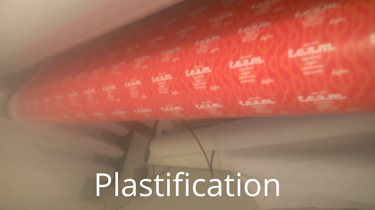 Impression plastification et découpe - YouTube