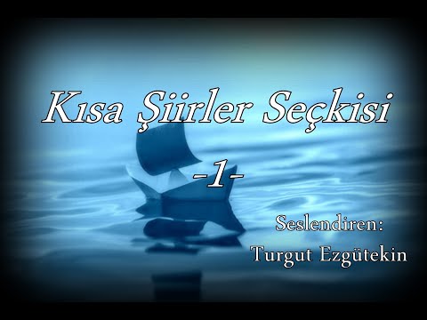 Kısa Şiirler Dinletisi-1 (ustalara saygıyla)