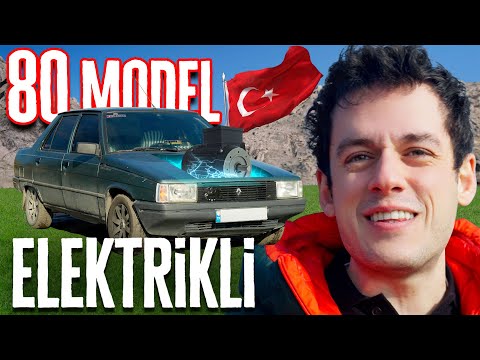 80 MODEL ARABAYI ELEKTRİKLİ YAPAN TÜRK!