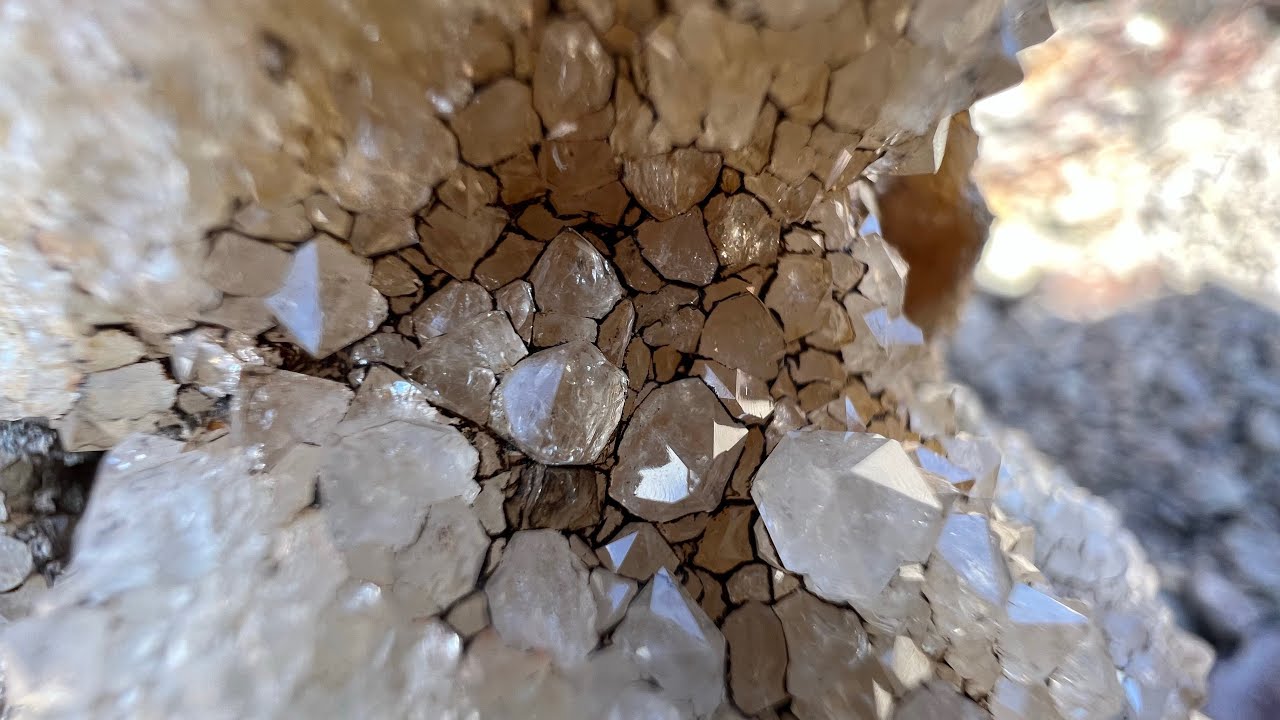 Climbing a mountain for micro crystals - YouTube