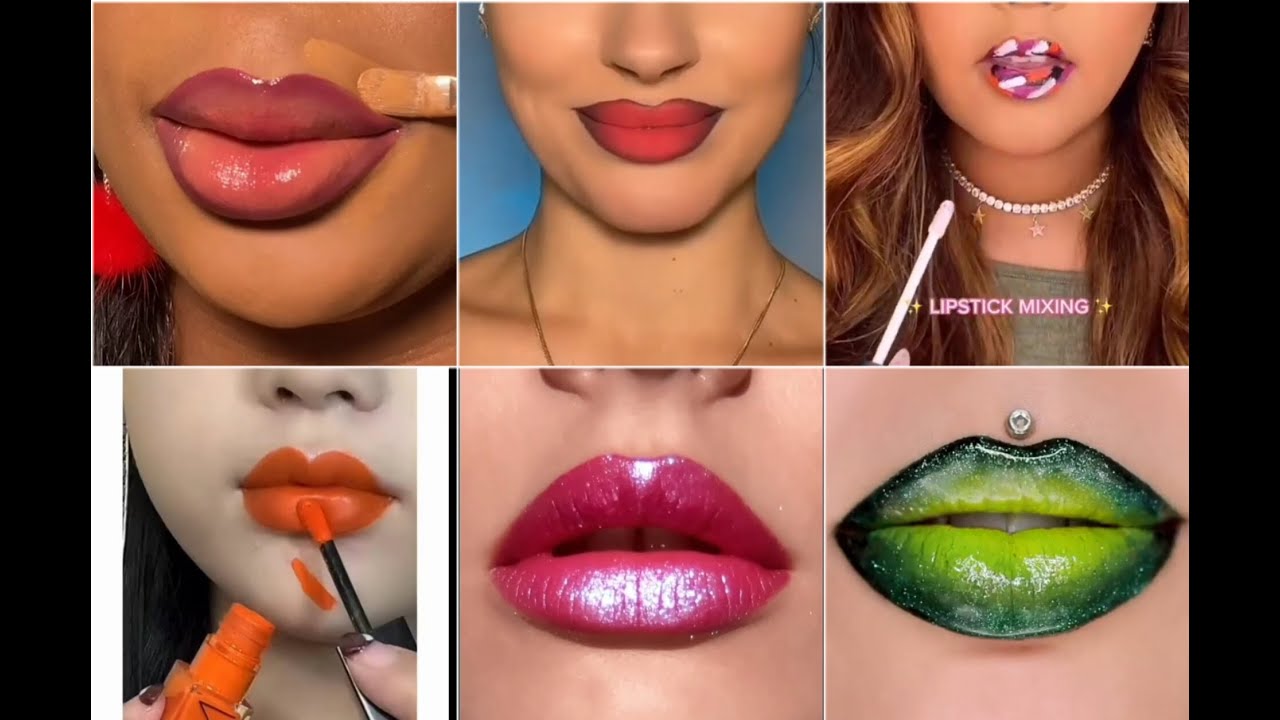 lipliner and lipstick tutorial !lipstick tutorial !lipstick ombre ...