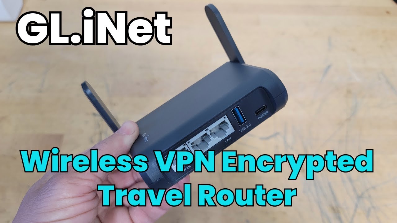 GL iNet GL A1300 Slate Plus Wireless VPN Encrypted Travel Router - YouTube