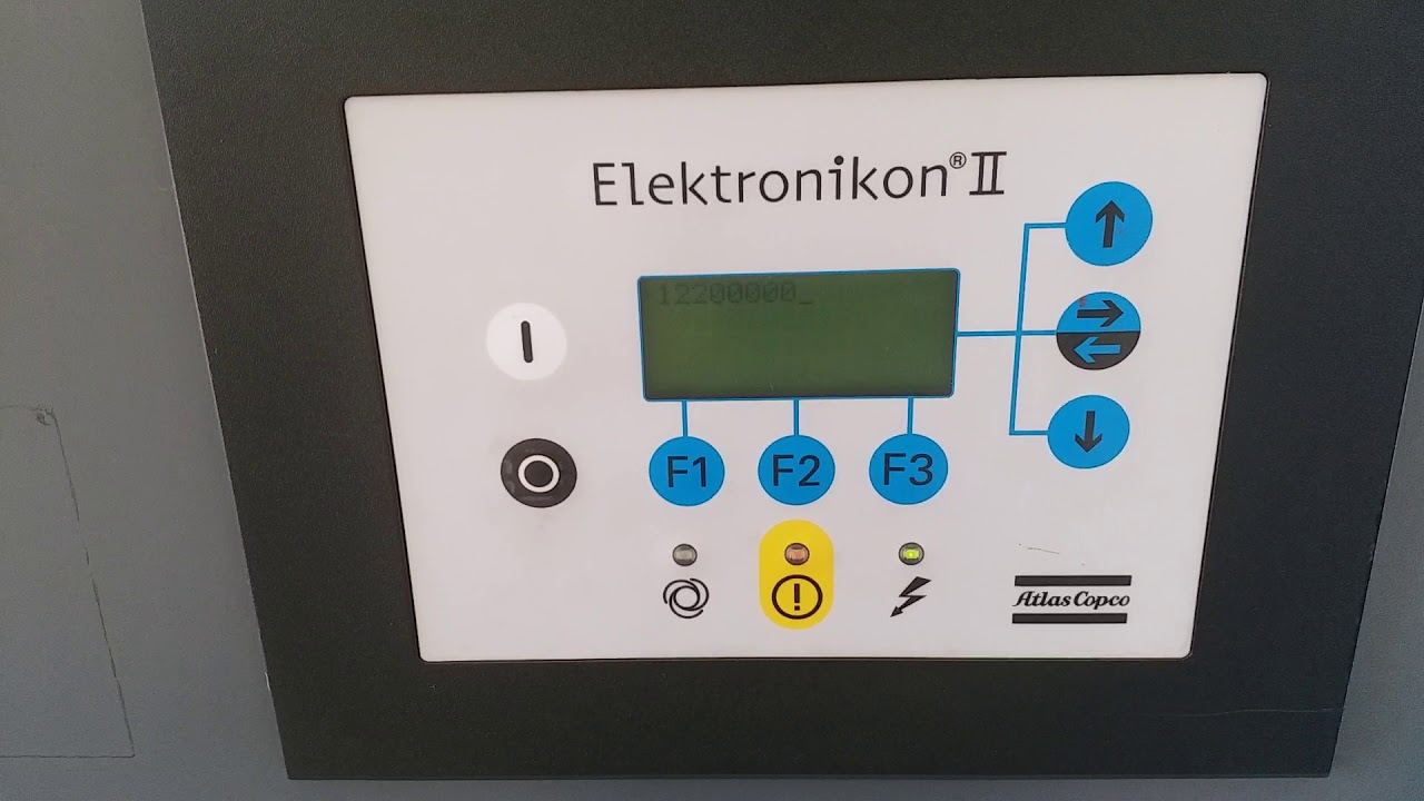 Atlas Copco GA 30 VSD FF / Convert TimeOut. - YouTube