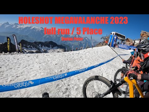 Megavalanche 2023 / Holeshot / 5. Place / full run / Alp d'Huez / Stefan Peter